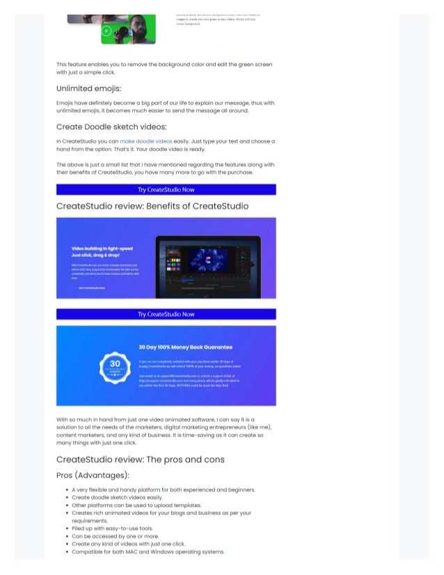 Create Studio Review: Affordable Video Animation Software | PDF