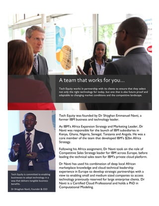 Tech Equity Elastx - Partnership