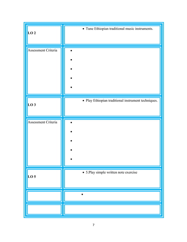 Techer Guide and Learner Guide Abele Begena Traditional Musical ...