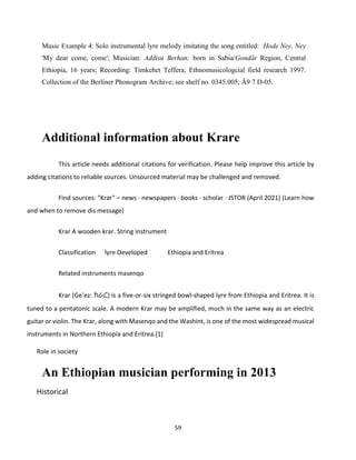 Techer Guide and Learner Guide Abele Begena Traditional Musical ...