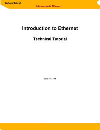 Technical Ethernet | PDF | Computer Networking | Computing