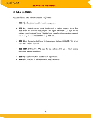 Technical Ethernet | PDF | Computer Networking | Computing