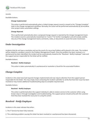 ITIL Process Guide | PDF