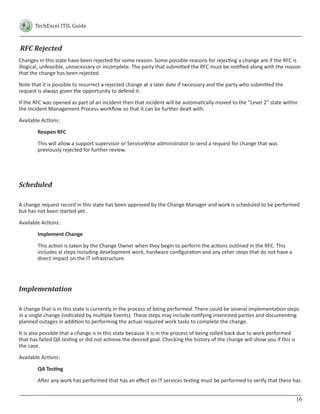 ITIL Process Guide | PDF