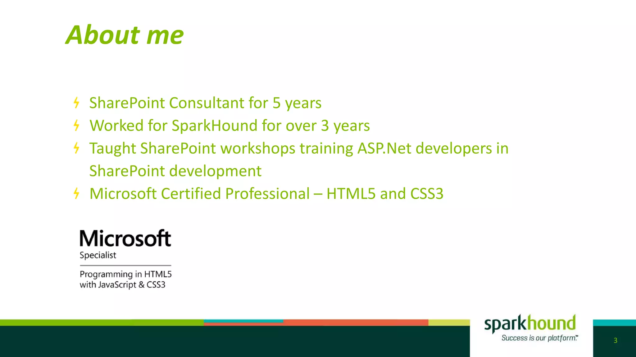 SharePoint Development with the SharePoint Framework | PPT