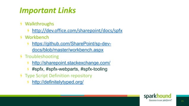 SharePoint Development with the SharePoint Framework | PPT