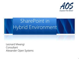 SharePoint hybrid environment | PPTX