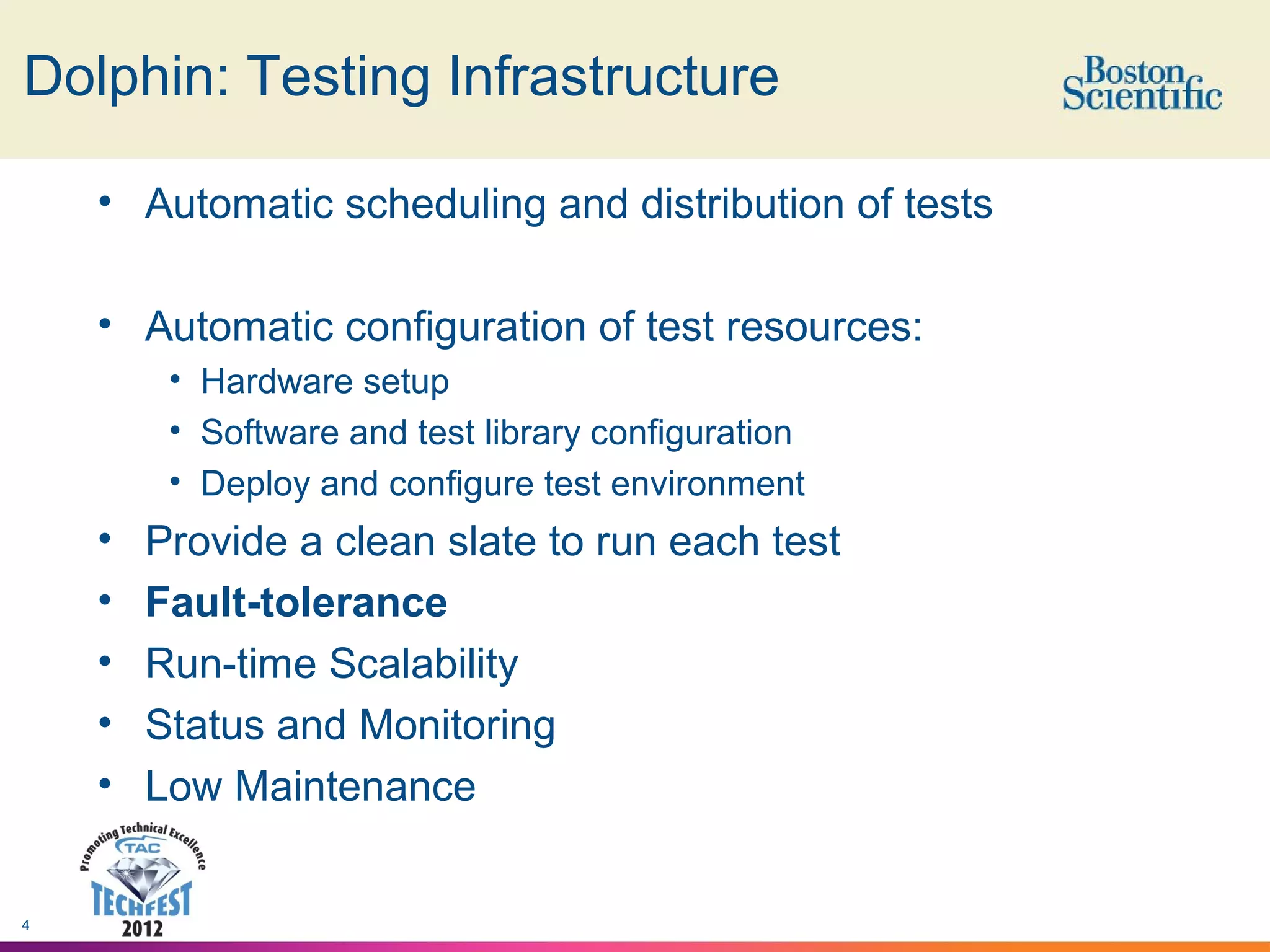 Inside Dolphin Test Infrastructure | PPT