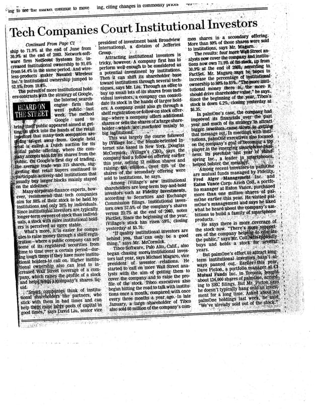 Tech Firms Seek Stability | PDF