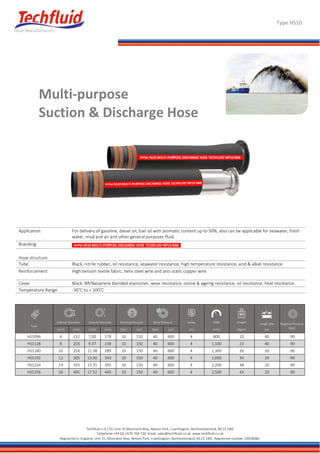 Techfluid Industrial Hose | PDF