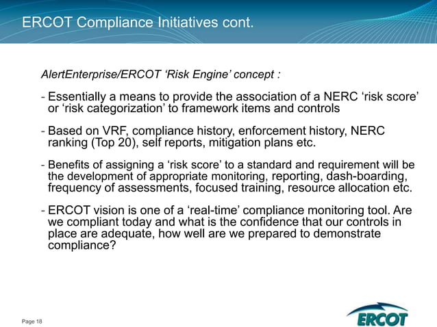 Technologies for Security and Compliance by Ken McIntyre, Ercot | PPTX ...