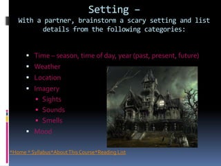 Scary Story Interactive Presentation | PPT