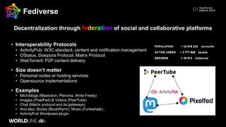 TechForum Iberia 2024 - Towards a Redecentralization of the Internet: Exploring Current ...