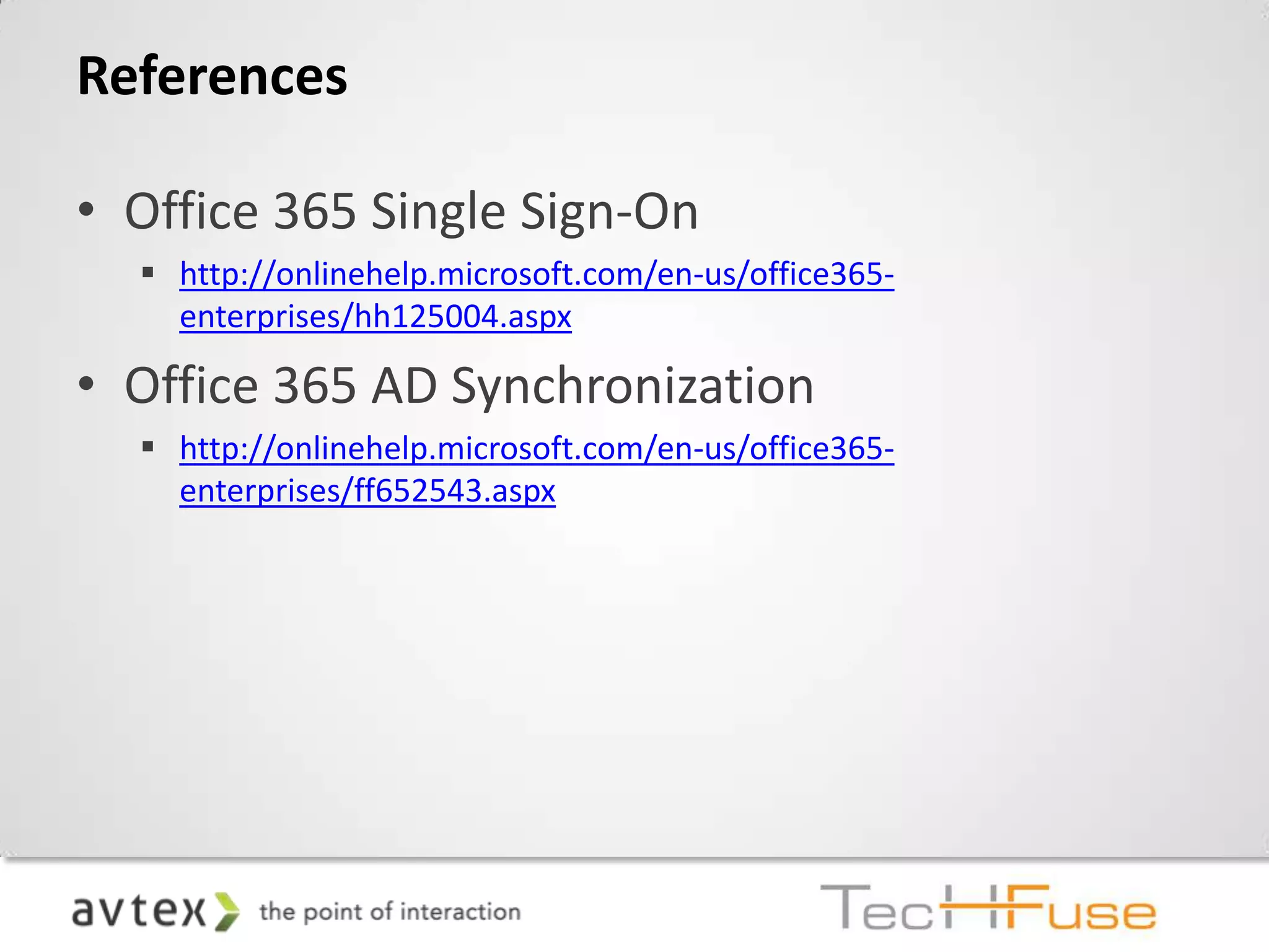 TechFuse 2012: What does Office 365 mean to your organization? | PPTX