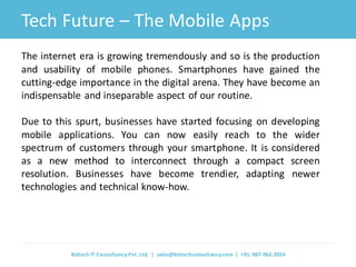 Tech Future – The Mobile Applications | PPT