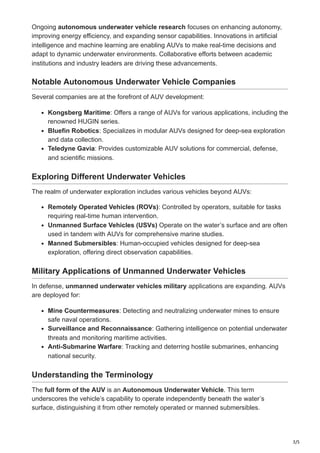 techfuturism.com-Autonomous Underwater Vehicles Navigating the Future ...