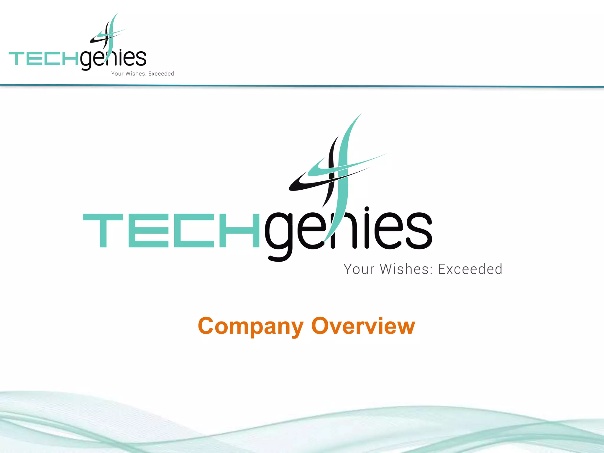 TechGenies Company Overview | PPTX