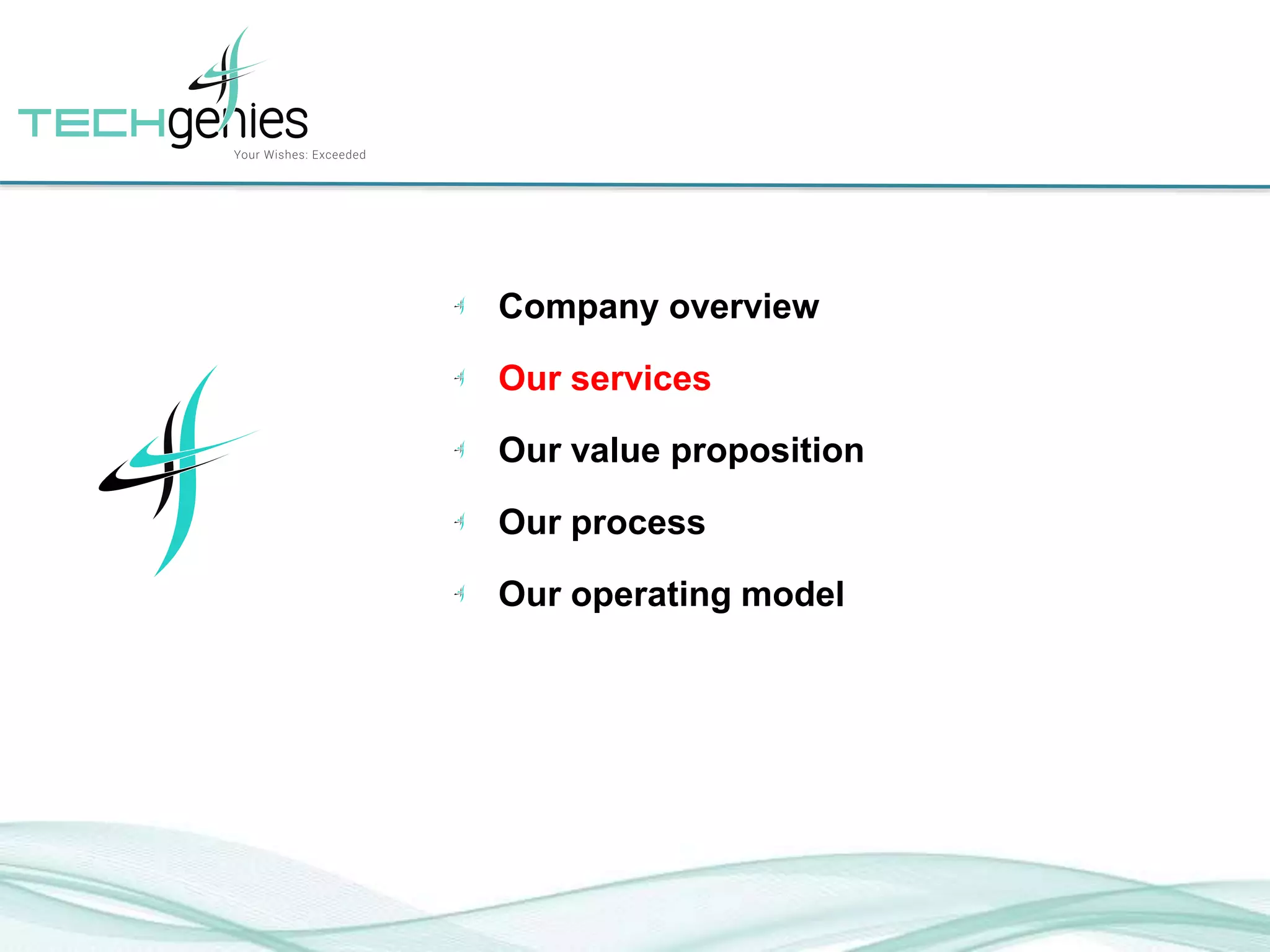 TechGenies Company Overview | PPTX