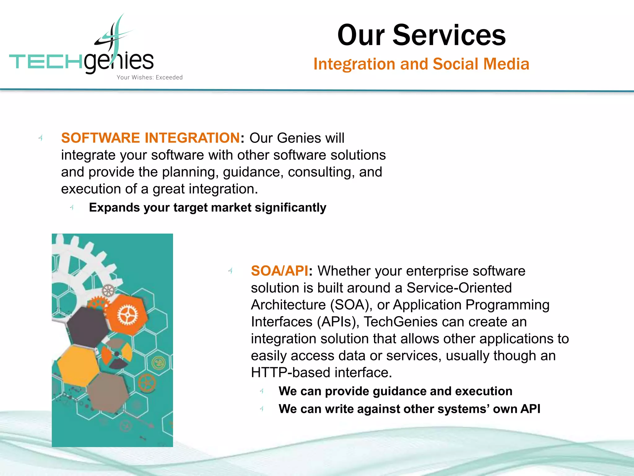 TechGenies Company Overview | PPTX