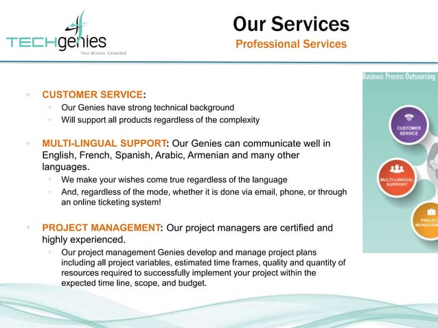 TechGenies Company Overview | PPT