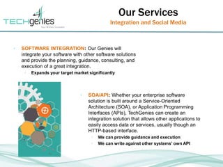 TechGenies Company Overview | PPTX