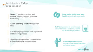 How TechGenies benefits consultants | PPT
