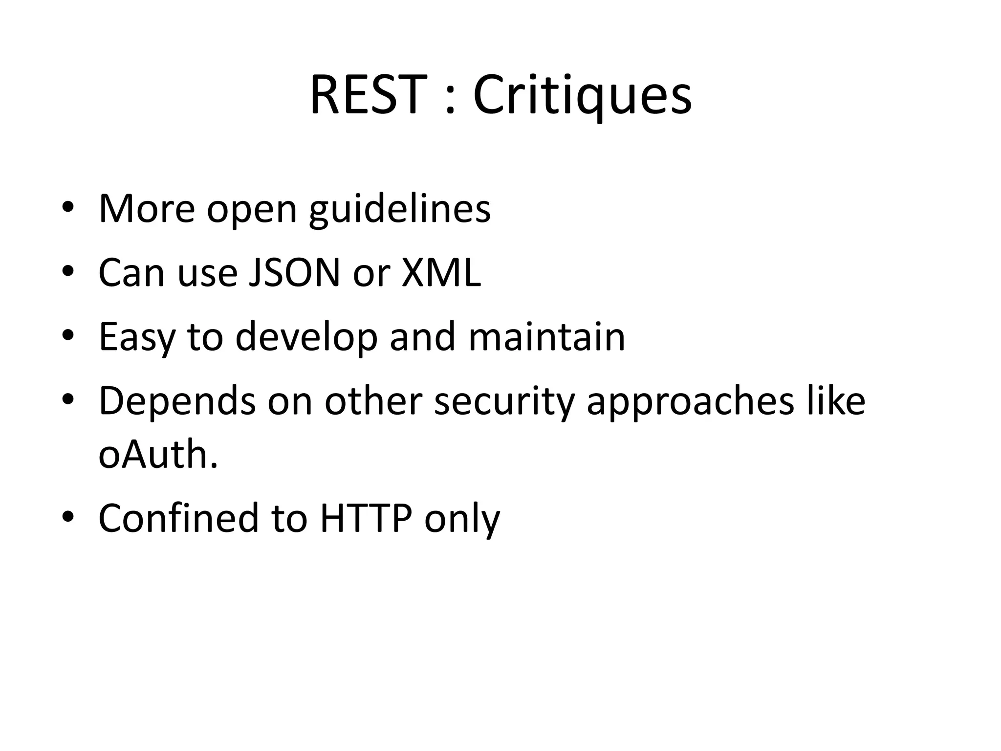 Webservices Overview : XML RPC, SOAP and REST | PPT | Free Download Webservices Overview : XML RPC, SOAP and REST | PPT | Free Download