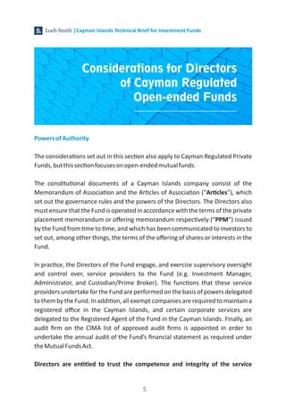 Technical Brief for Investment Funds | PDF