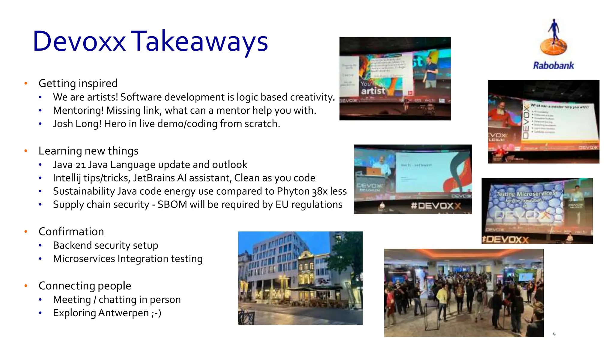 Sharing Devoxx2023 highlights | PPT