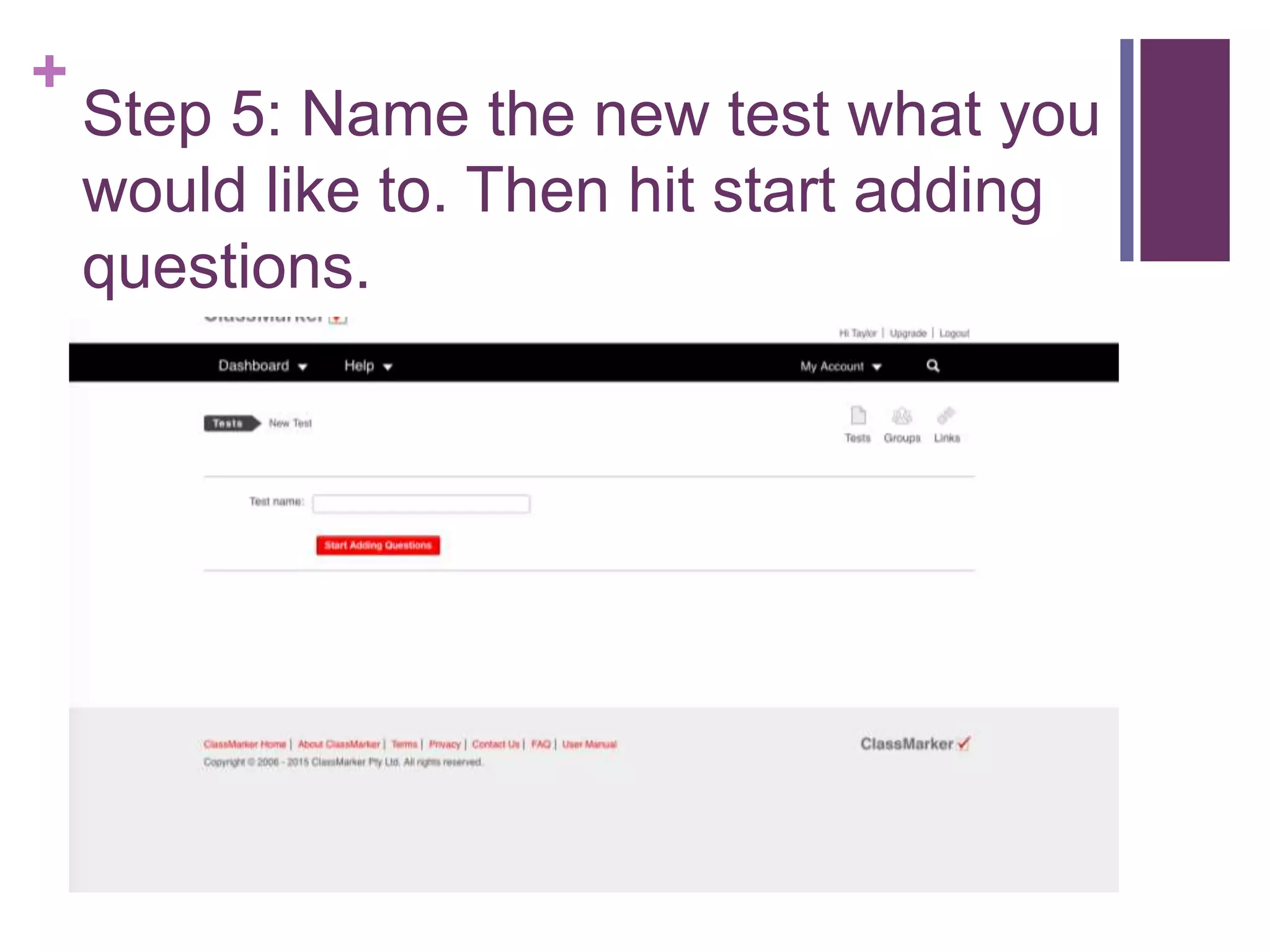 ClassMarker How to | PPTX