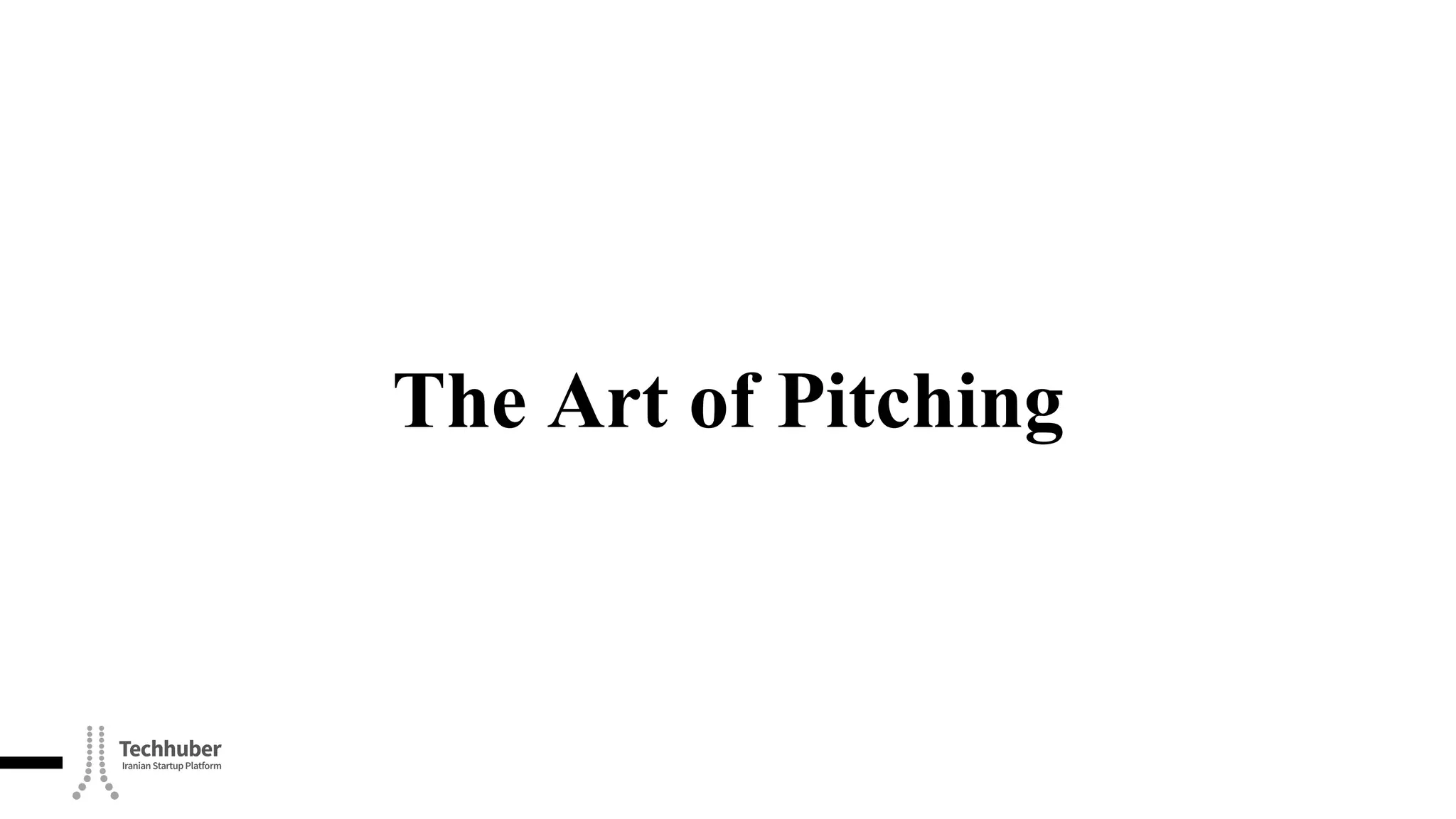 The Art of Pitching | PDF