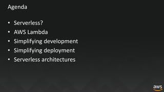 Building serverless applications (April 2018) | PPT