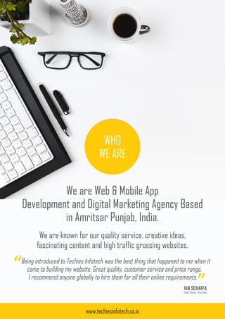 DIGITAL MARKETING AND GRAPHIC DESIGNING SERVICES By Techies Institute for learning & Innovation ...