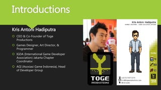 Bringing your game to the global scene - Toge Productions | PPTX