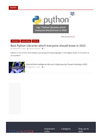 How AI used in cybersecurity | PDF | Internet | Computing