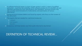Techincal review | PPTX