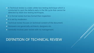 Techincal review | PPTX