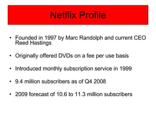 Netflix Case Study | PPT