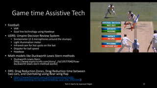 Technology in Sports by Jayprasad Hegde | PDF