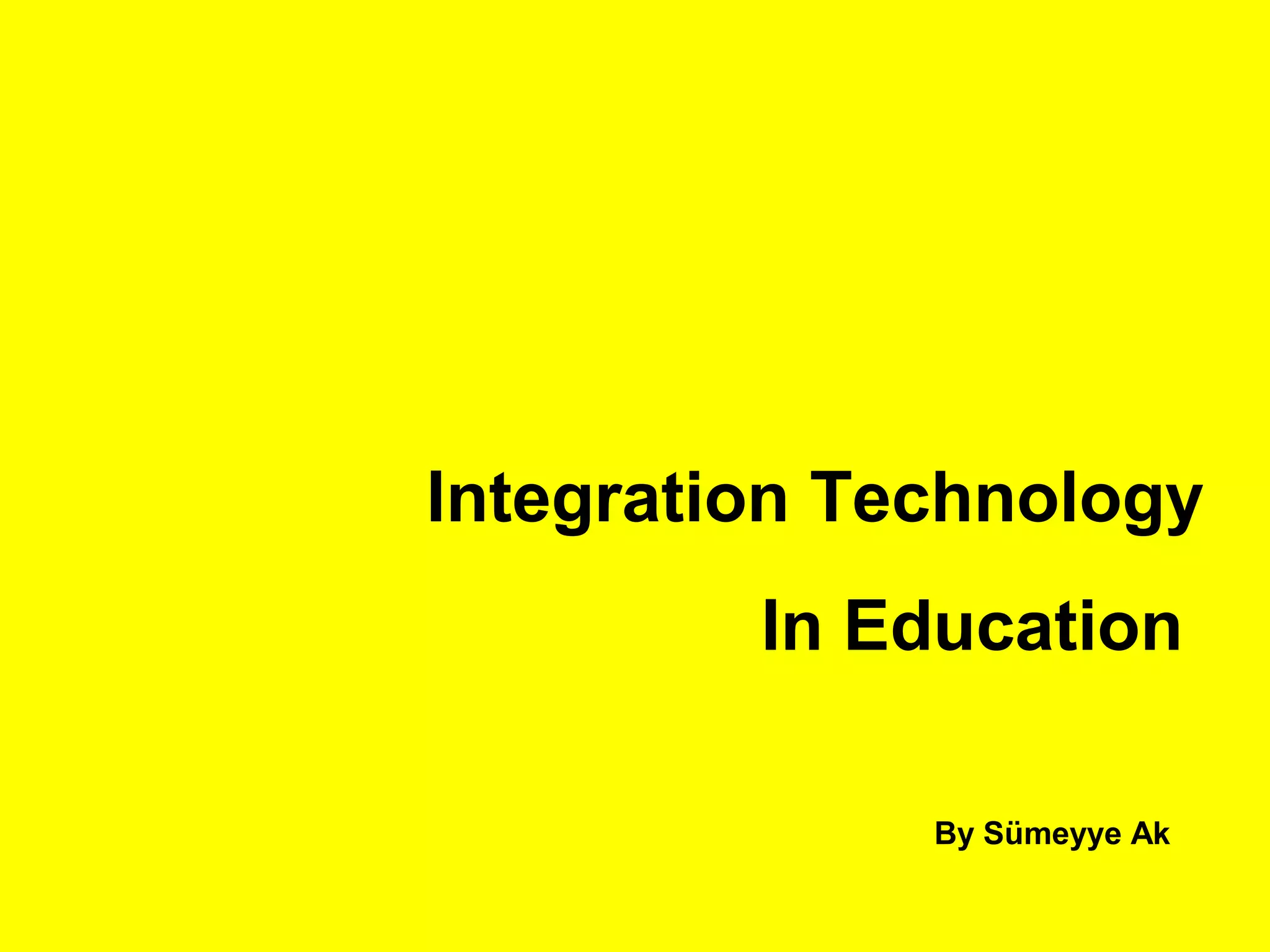 Tech integration | PPT