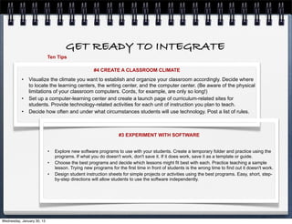 Technology Classroom Integration Levels | PPT