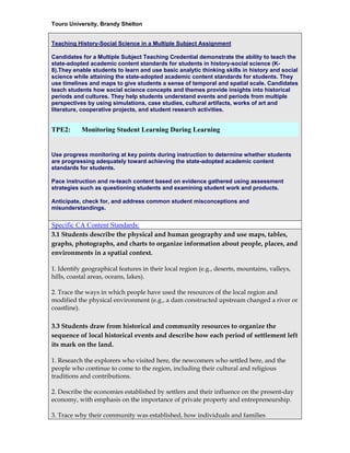 Tech integration unit outline | PDF | Geography | Science