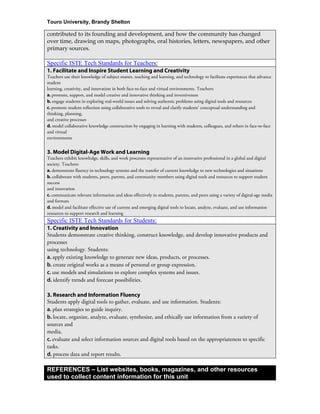 Tech integration unit outline | PDF | Geography | Science