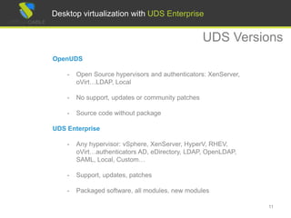 UDS Enterprise Technical features | PPTX