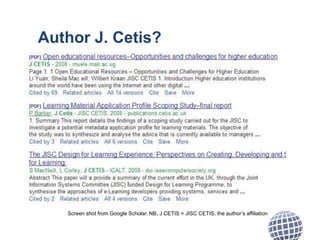 LRMI: using schema.org to describe educational resources | PPTX