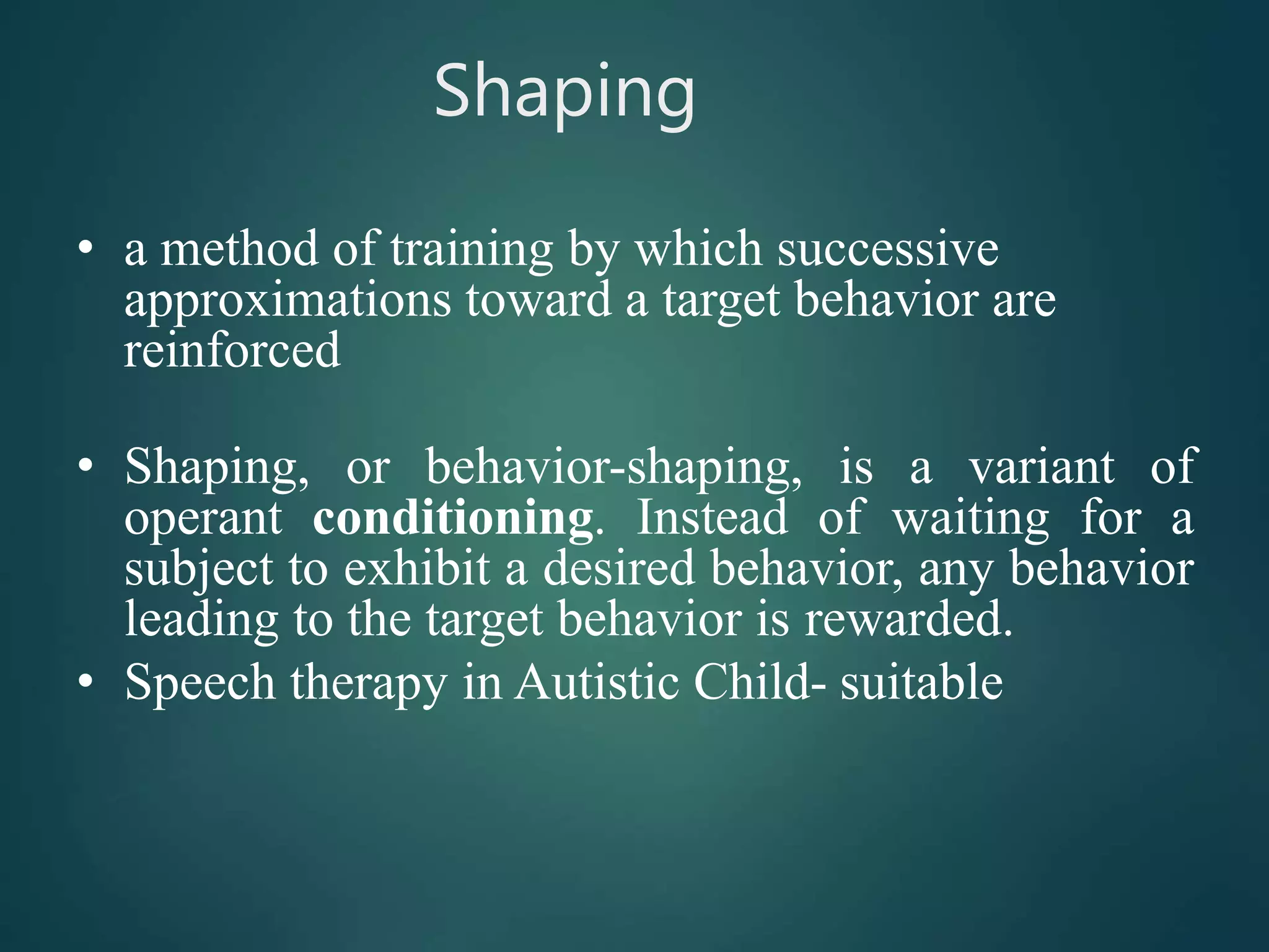 Techiques of behavior therapy | PPTX