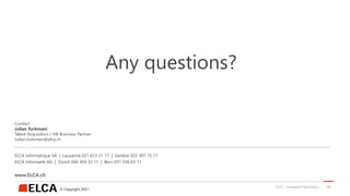 ELCA Informatik AG | PPT