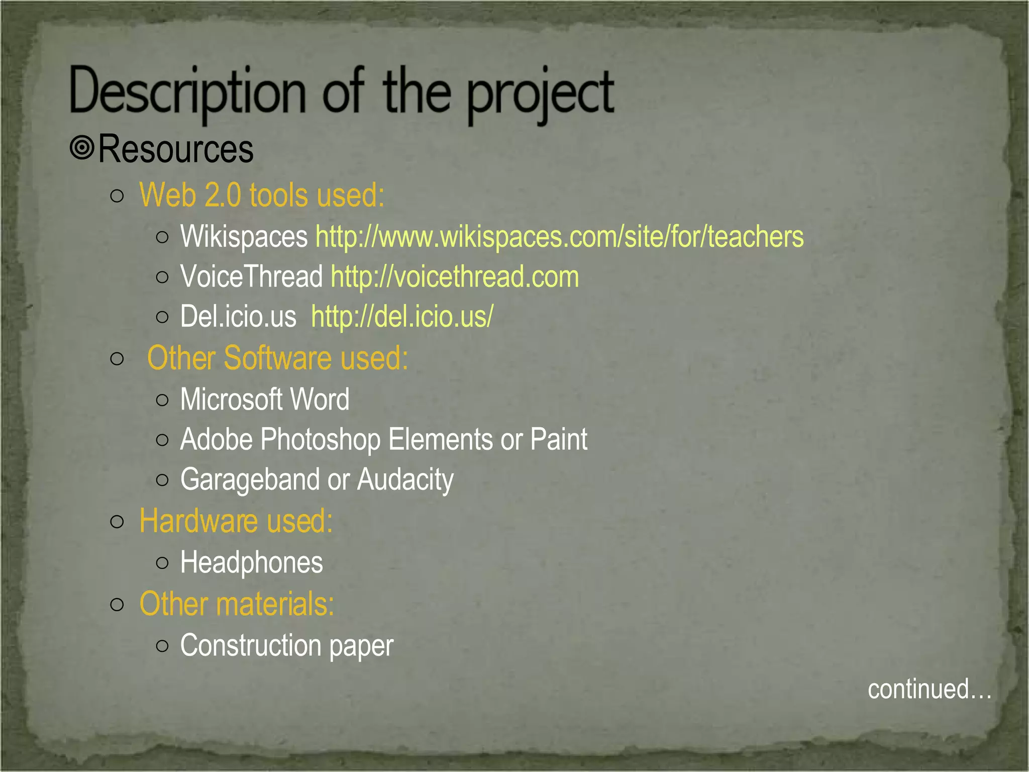 La familia: A technology-infused lesson plan | PPT