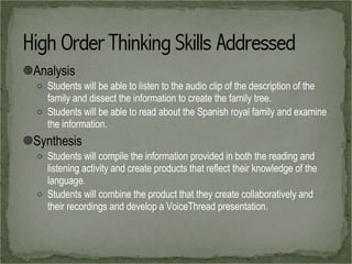 La familia: A technology-infused lesson plan | PPT