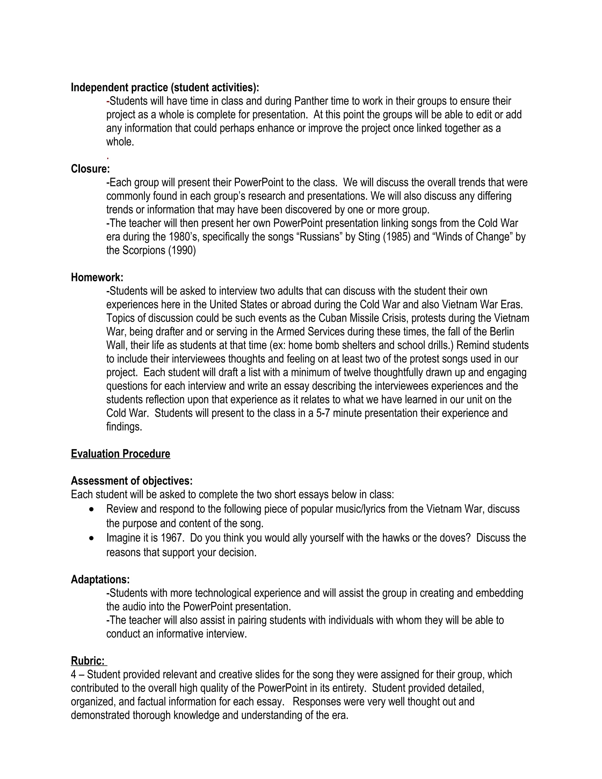 Tech Lesson (Audio) Protest Songs Vietnam | DOC